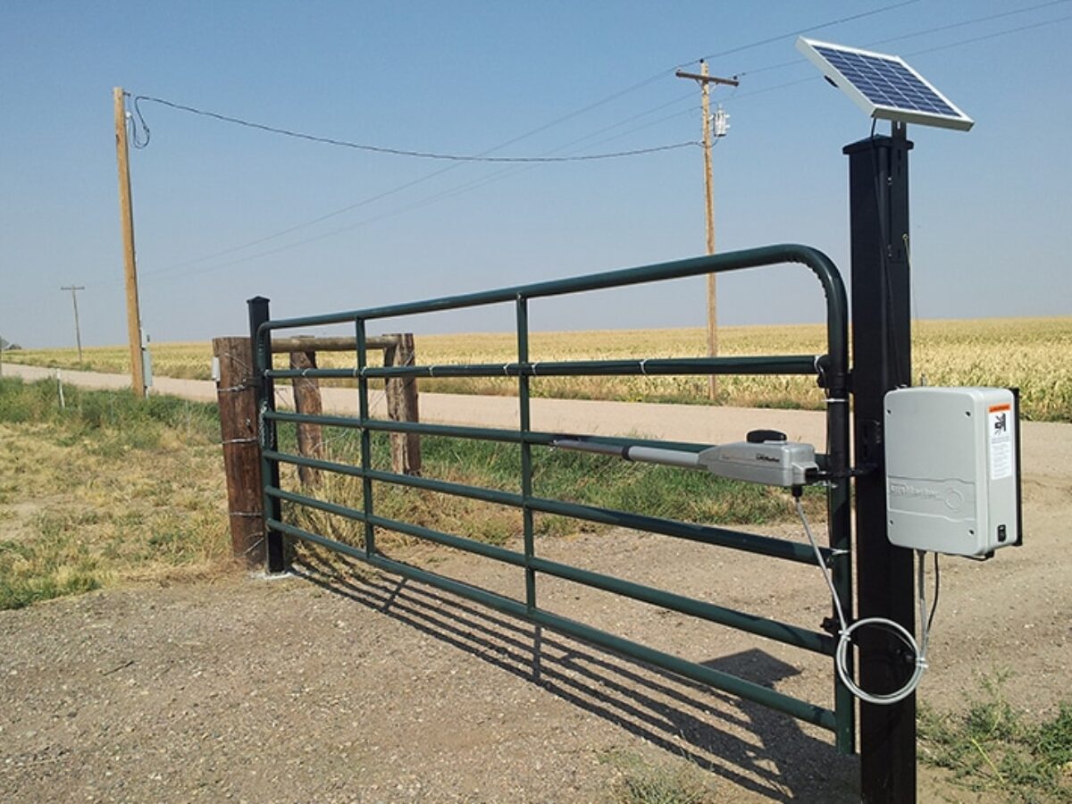 Solar Powered Ranch Gates Solar Powered Electric Gate Openers
